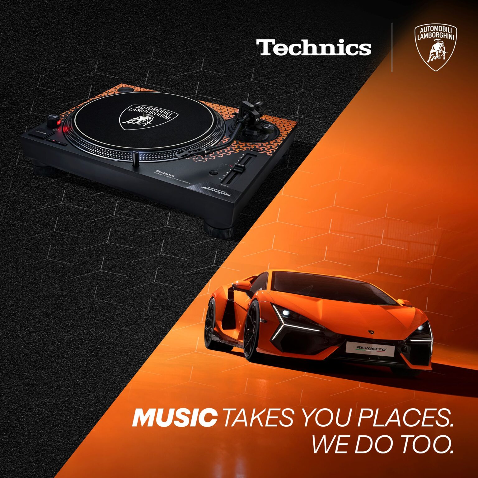 เครื่องเล่นแผ่นเสียง Technics SL-1200M7B Lamborghini Limited Edition ...